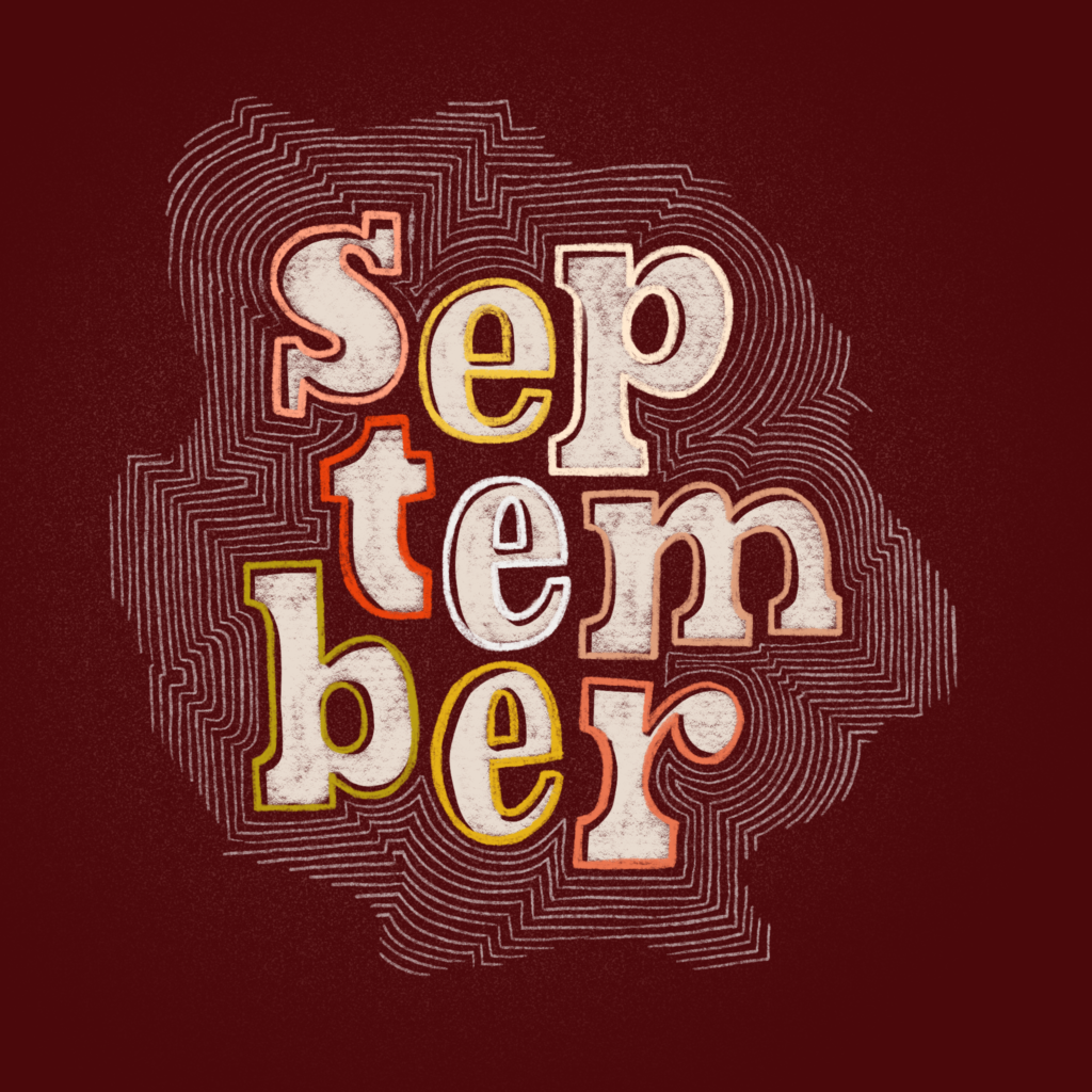 Lettered Months - Nadine Bieg